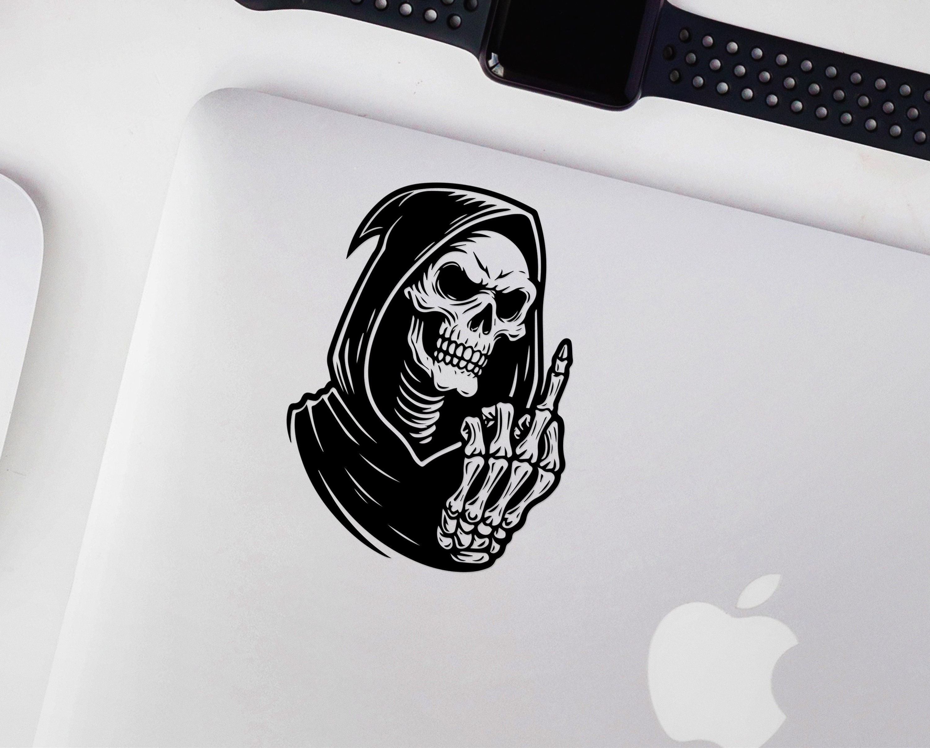 Grim Reaper Skeleton Cut Files Grim Reaper Finger Skull Vector ...