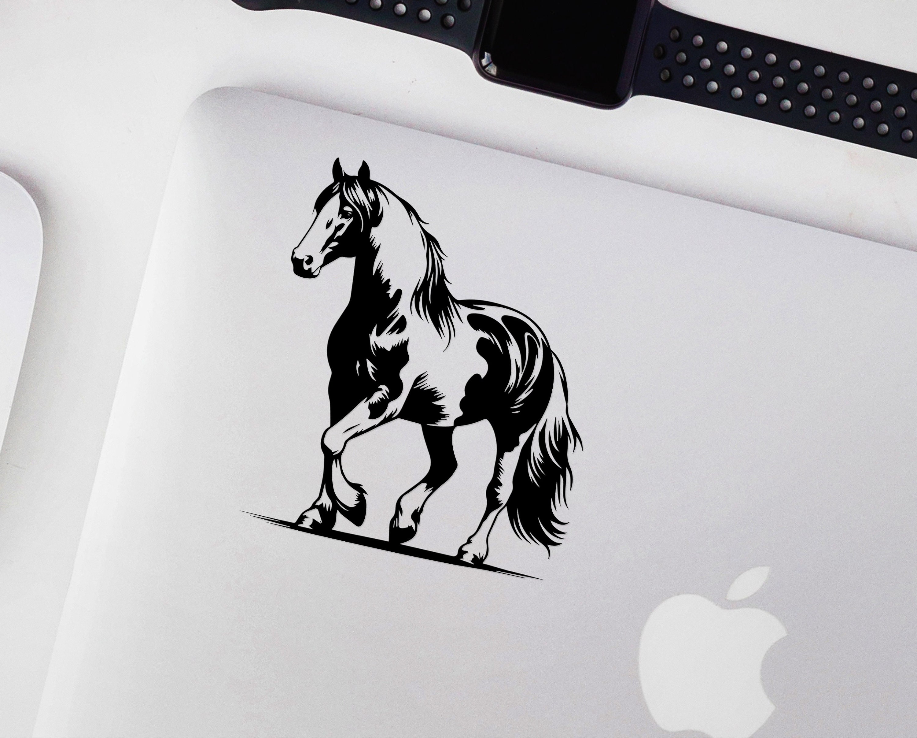 Pinto Horse Cut Files | Pinto Thoroughbred Horse Gallop Vector Graphic ...