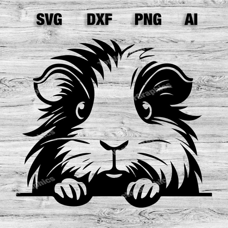 Guinea Pig Ornament Dxf - Etsy
