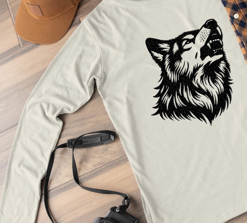 24 Wolf Head Cut Files Grey Wolf Vector Graphic Silhouette, Cameo ...