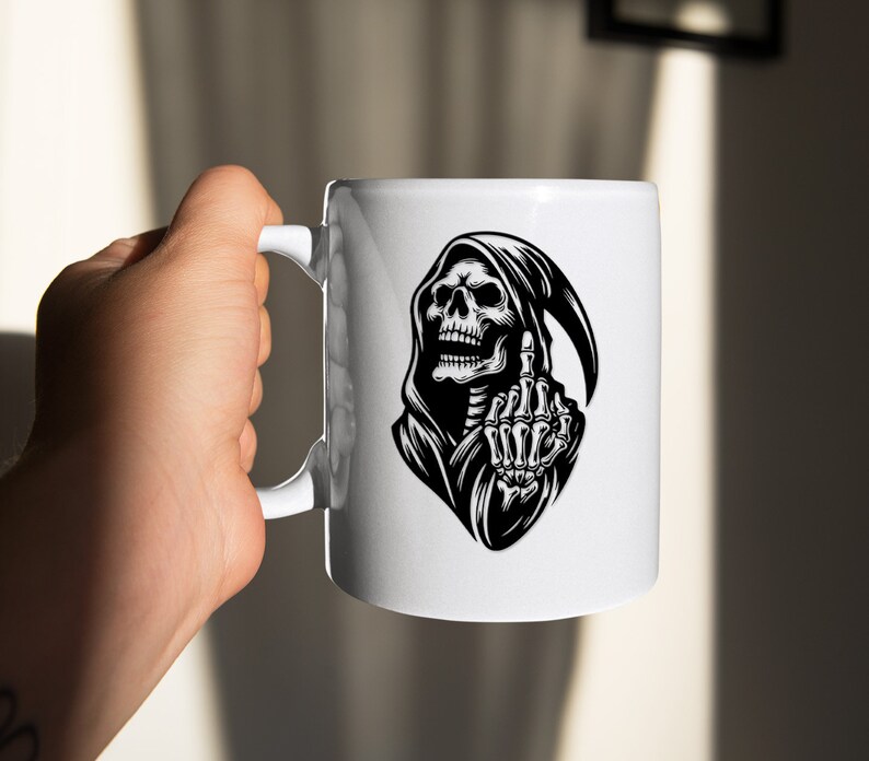 Grim Reaper Skeleton Cut Files Grim Reaper Finger Skull Vector ...