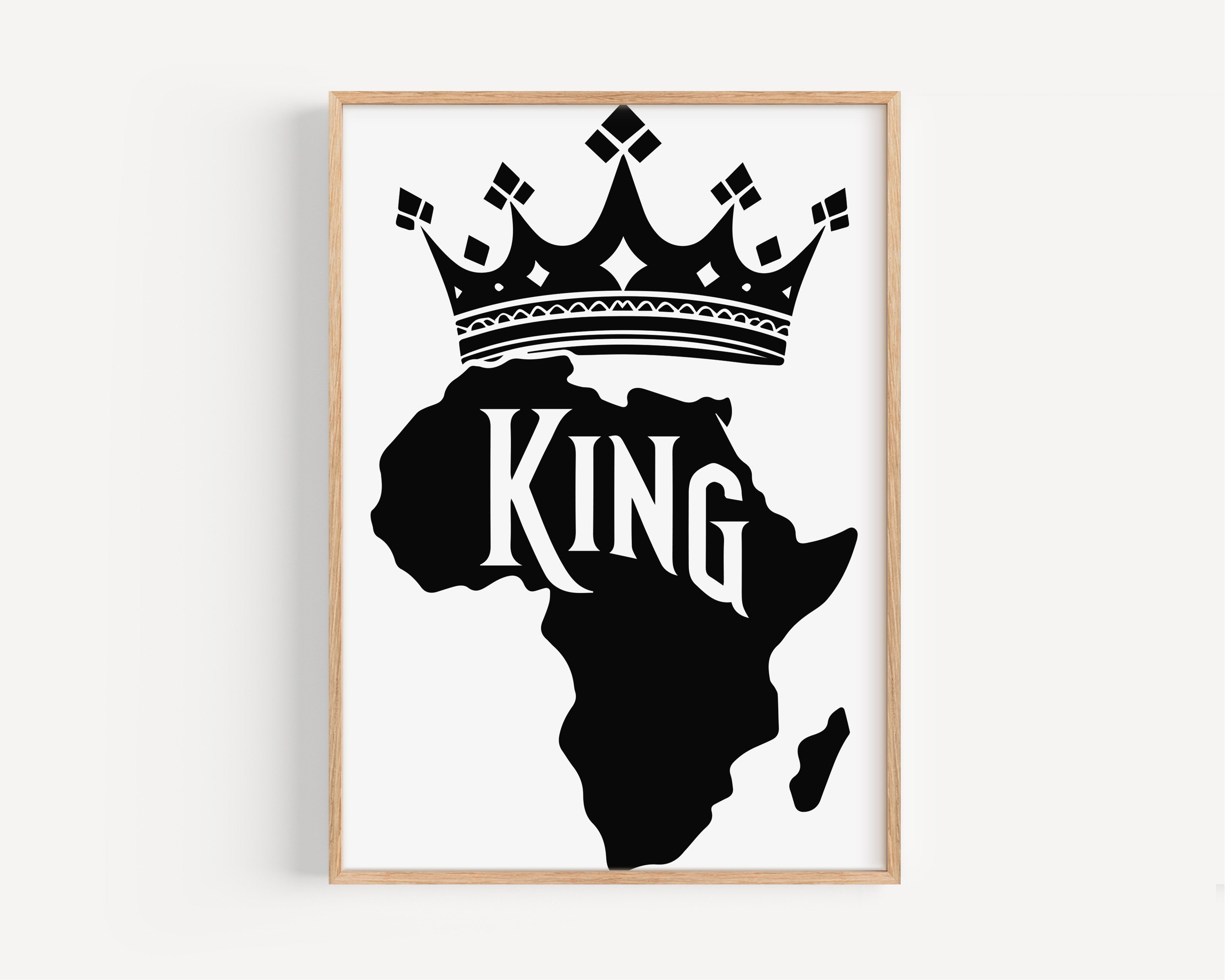 Africa King Crown Silhouette Cut Files | Africa Juneteenth Vector ...