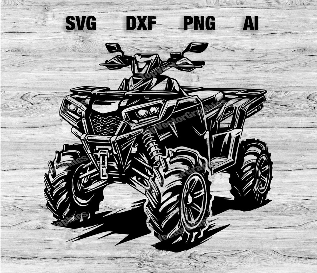 Atv 4 Wheeler Polaris Premium SVG | Utv Laser File | off Road Vehicle ...