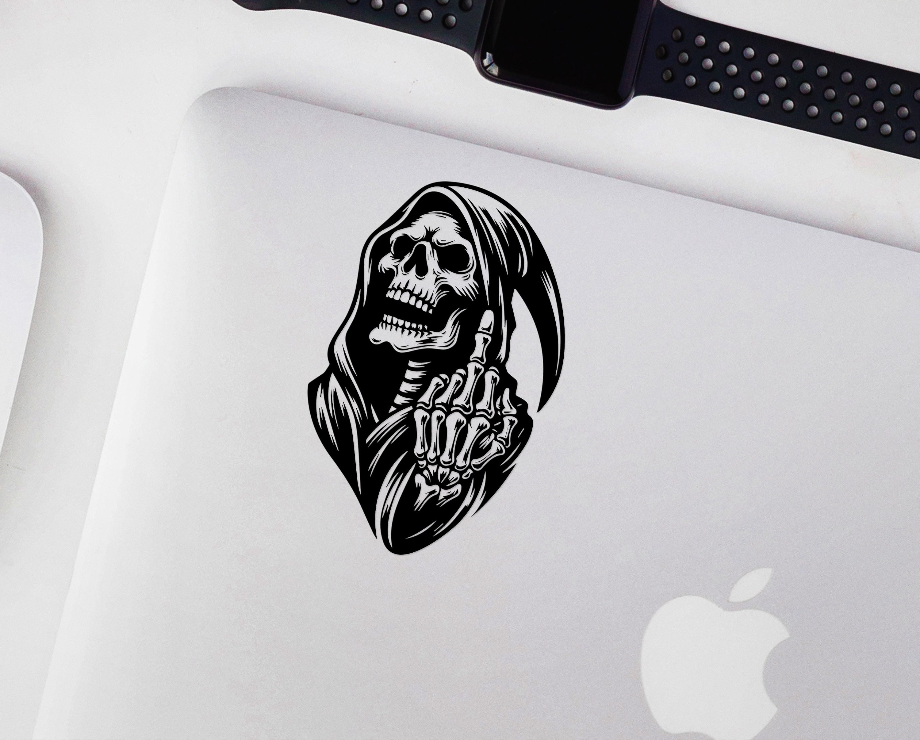 Grim Reaper Skeleton Cut Files Grim Reaper Finger Skull Vector ...