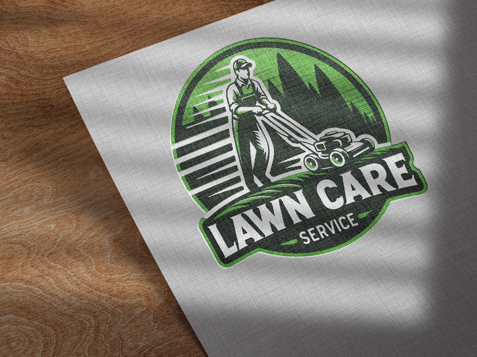 Professional Lawn Care & Landscaping Logo Design - Mower - SVG, PNG ...
