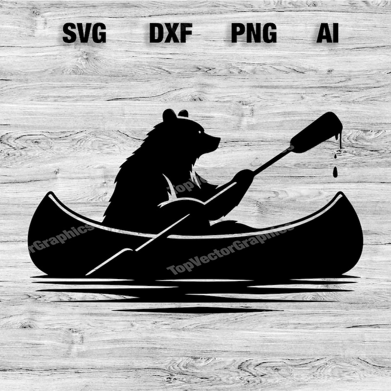 Canoe Svg - Etsy