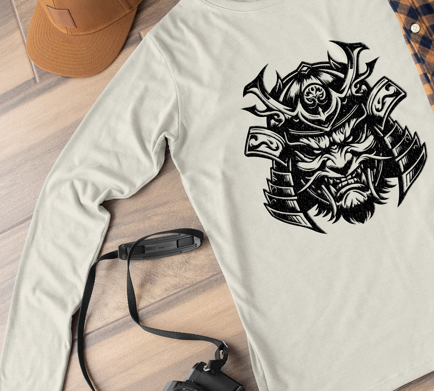 Samurai Face Mask Cut Files Samurai Mask Vector Silhouette, Cameo ...