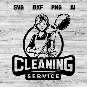 House Cleaning Logo Design - House Keeping Logo - Company Logo - SVG ...