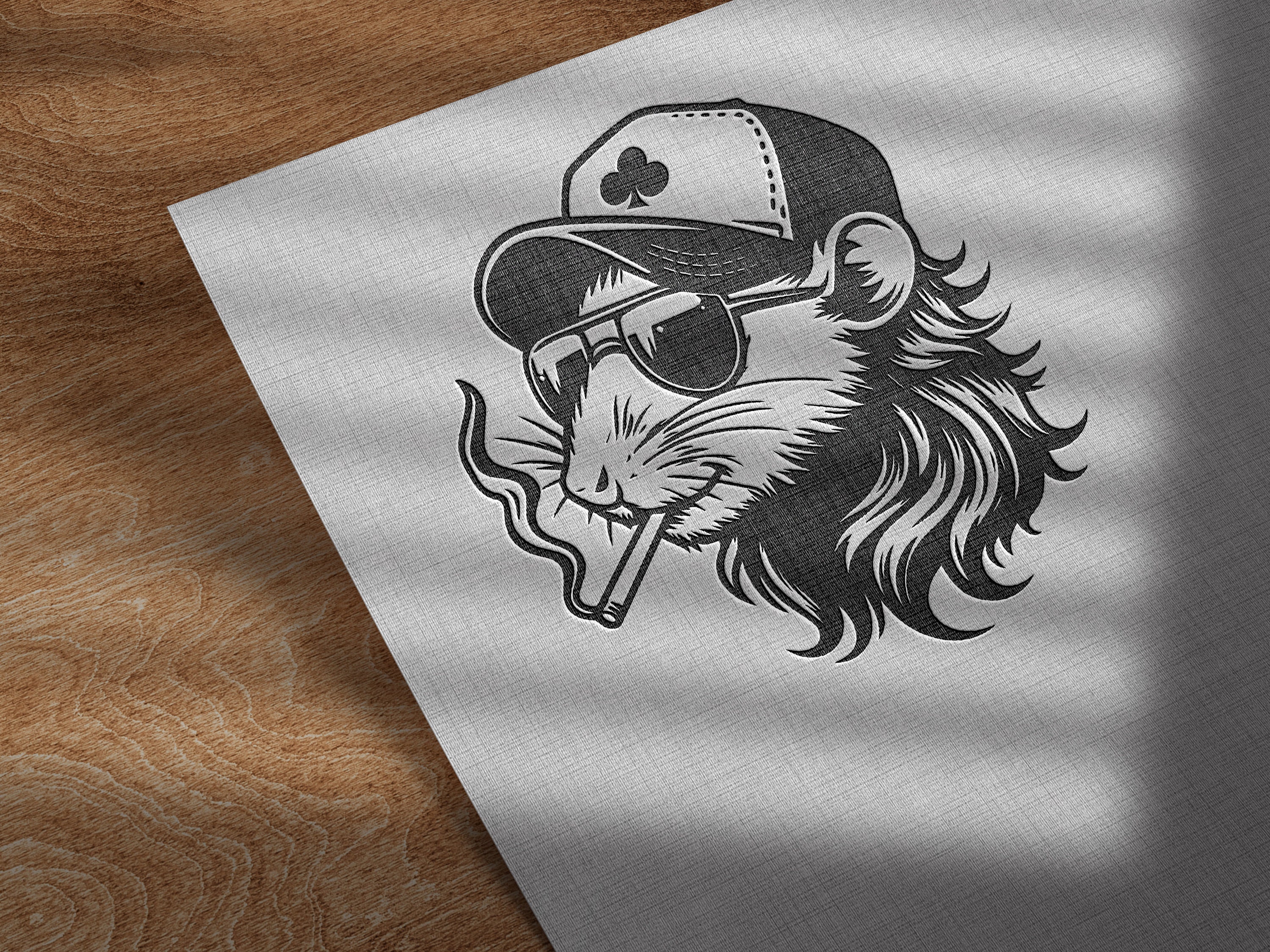 Rat Mullet With Sunglasses Smoking File Cool Rat Mouse Trucker Hat ...