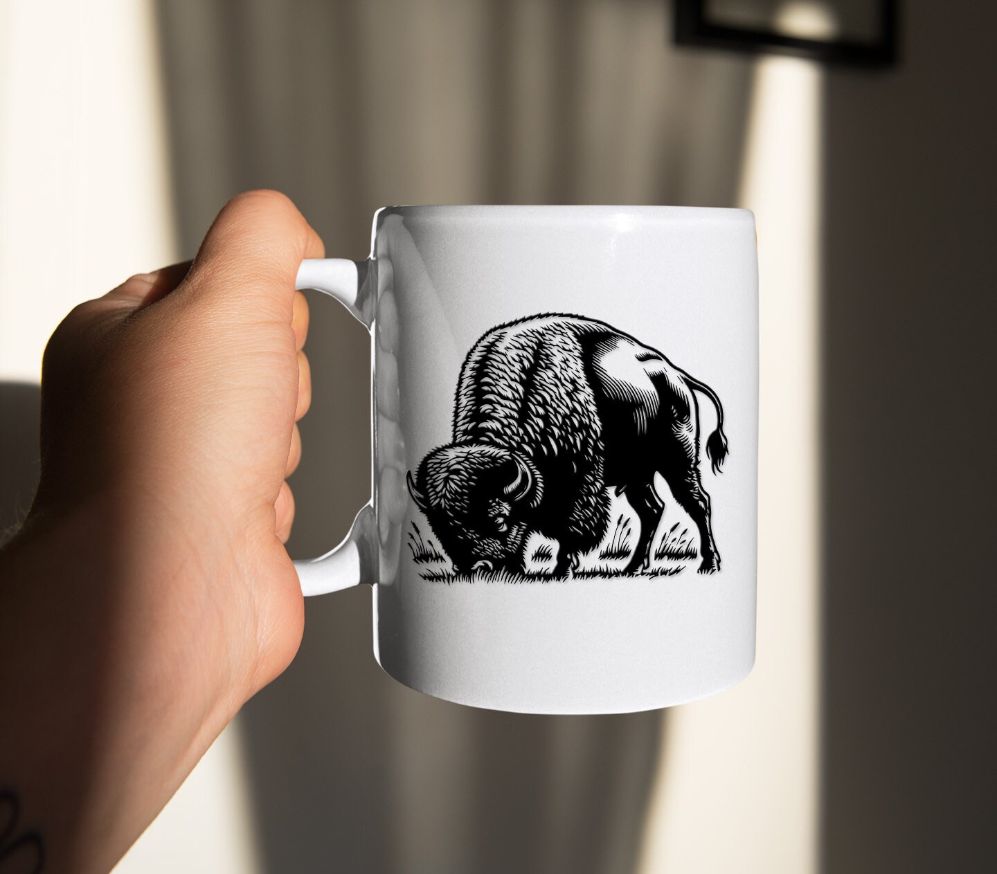 8 Bison Cut Files | Bison Vector Graphic Silhouette, Cameo, Cricut SVG ...