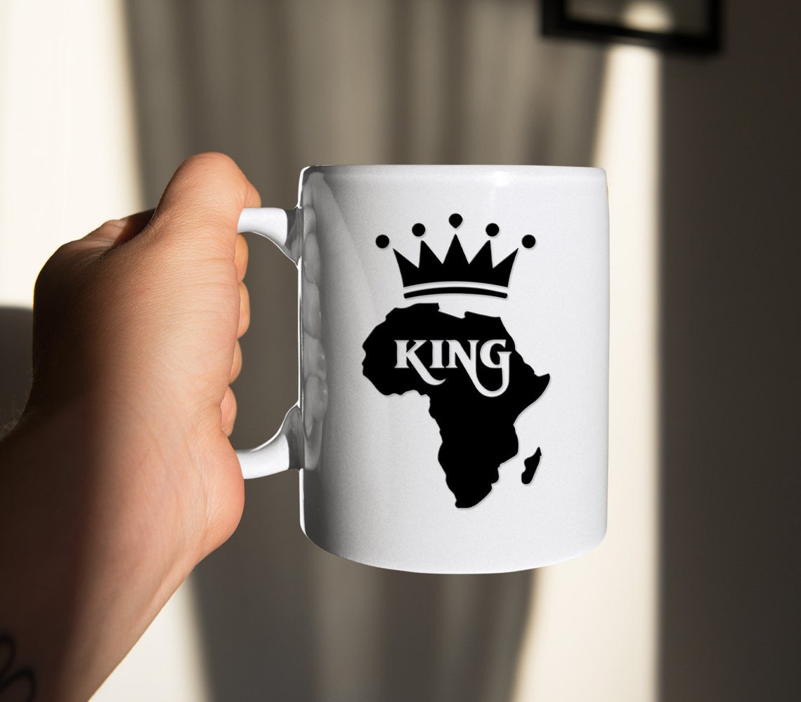 Africa King Crown Silhouette Cut Files Africa Juneteenth Vector ...