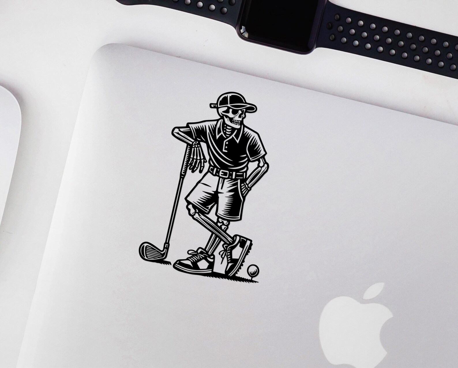 Skeleton Golf Vector Graphic for DIY Crafts and Projects | Skull ...