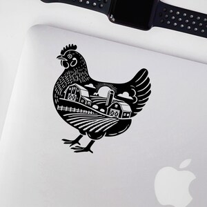 Chicken Farm Scene Cut File | Rooster Graphic Wall Art Silhouette ...