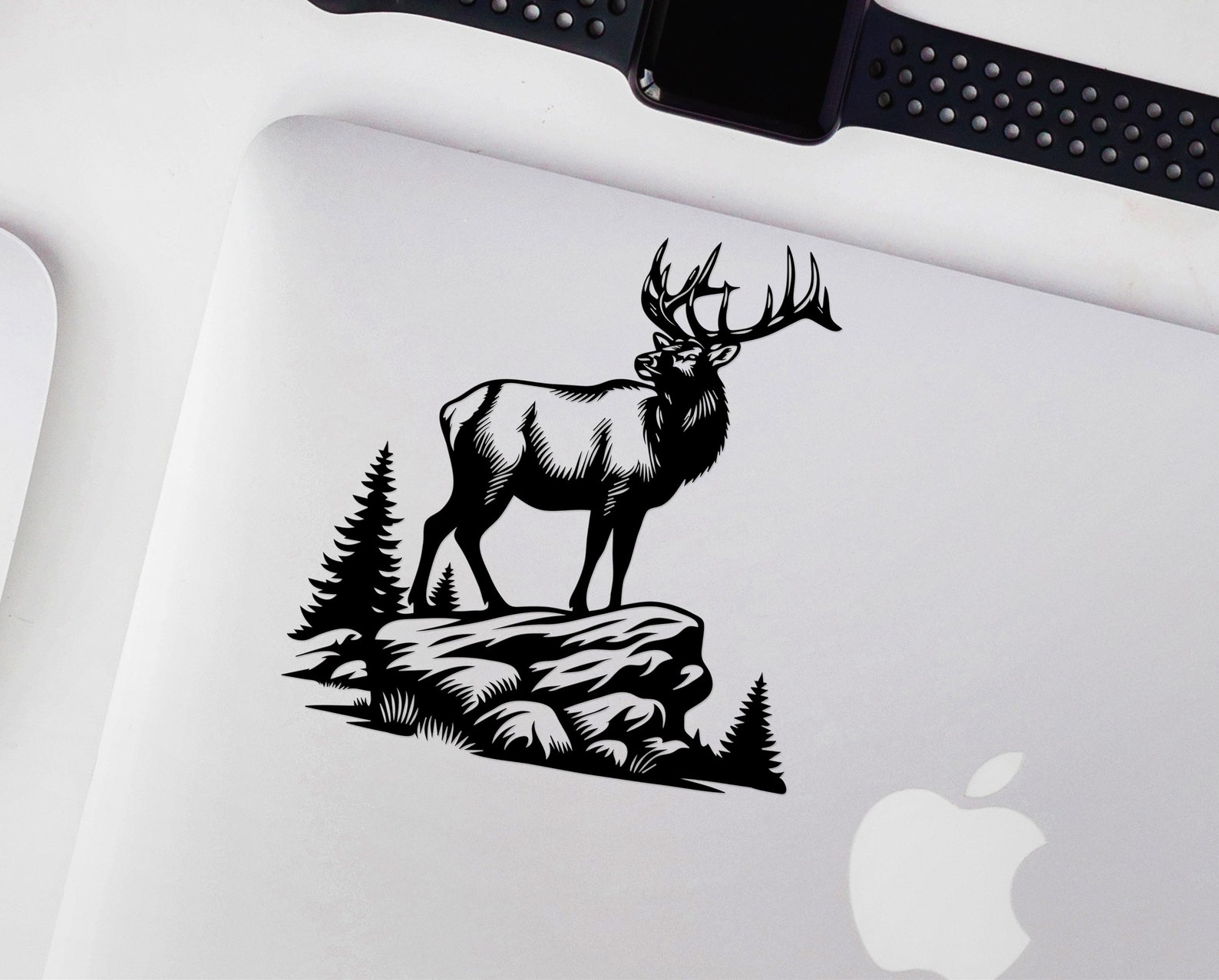 10 Elk Boulder Vector Graphics for DIY Crafts and Projects | Elk ...