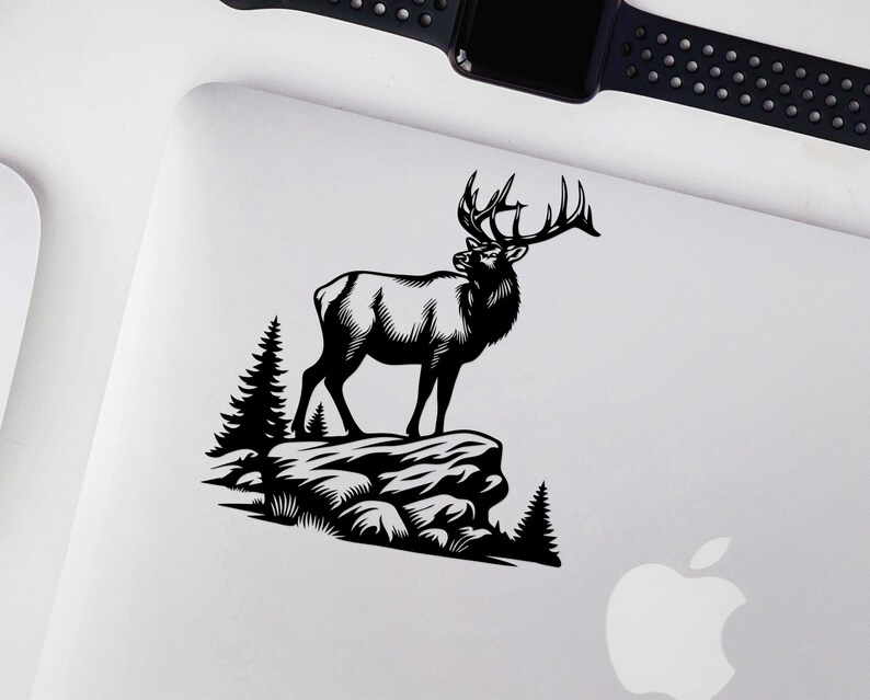 10 Elk Boulder Vector Graphics for DIY Crafts and Projects | Elk ...