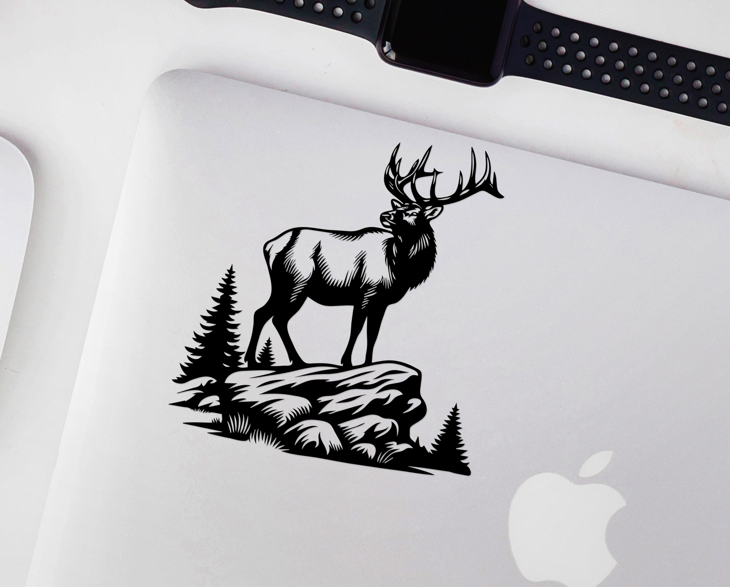 10 Elk Boulder Vector Graphics for DIY Crafts and Projects | Elk ...