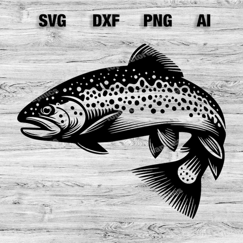 Rainbow Trout Art - Etsy