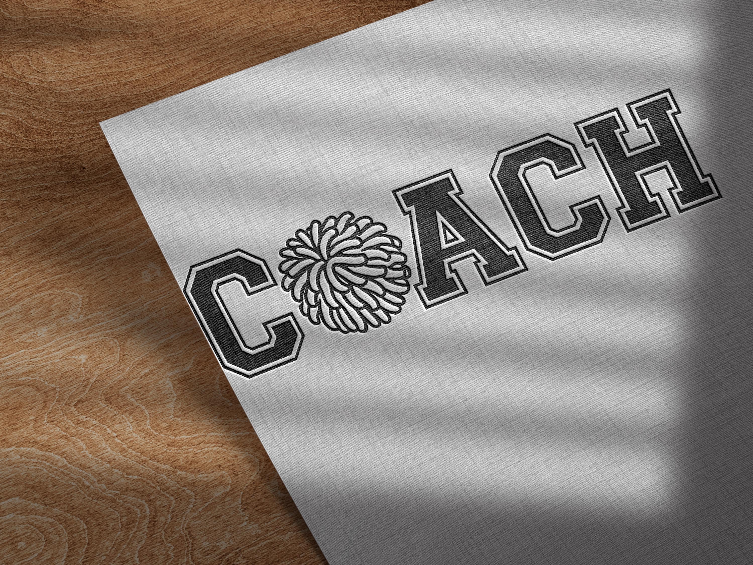 Cheerleading Coach SVG, Varsity Font Coach | Coach Shirt Svg, Coach ...