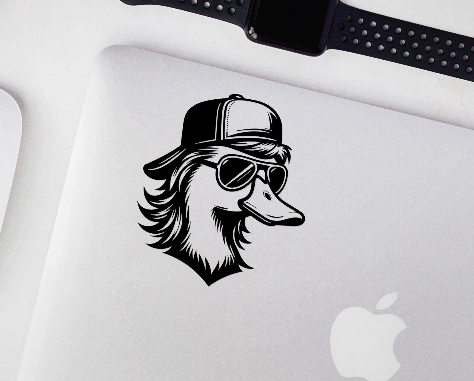Duck Mullet With Sunglasses File | Mallard Duck Trucker Hat Silhouette ...