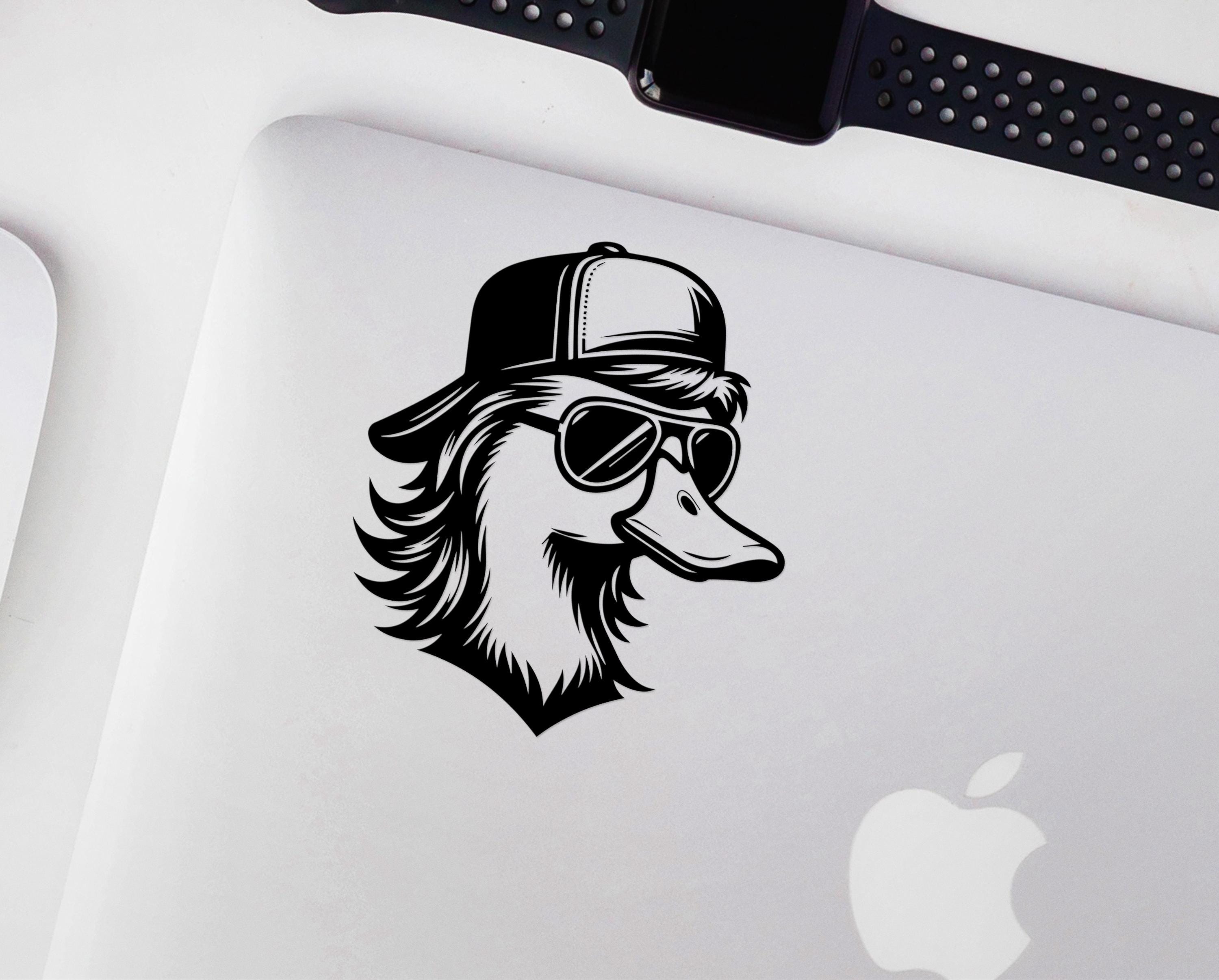 Duck Mullet With Sunglasses File | Mallard Duck Trucker Hat Silhouette ...