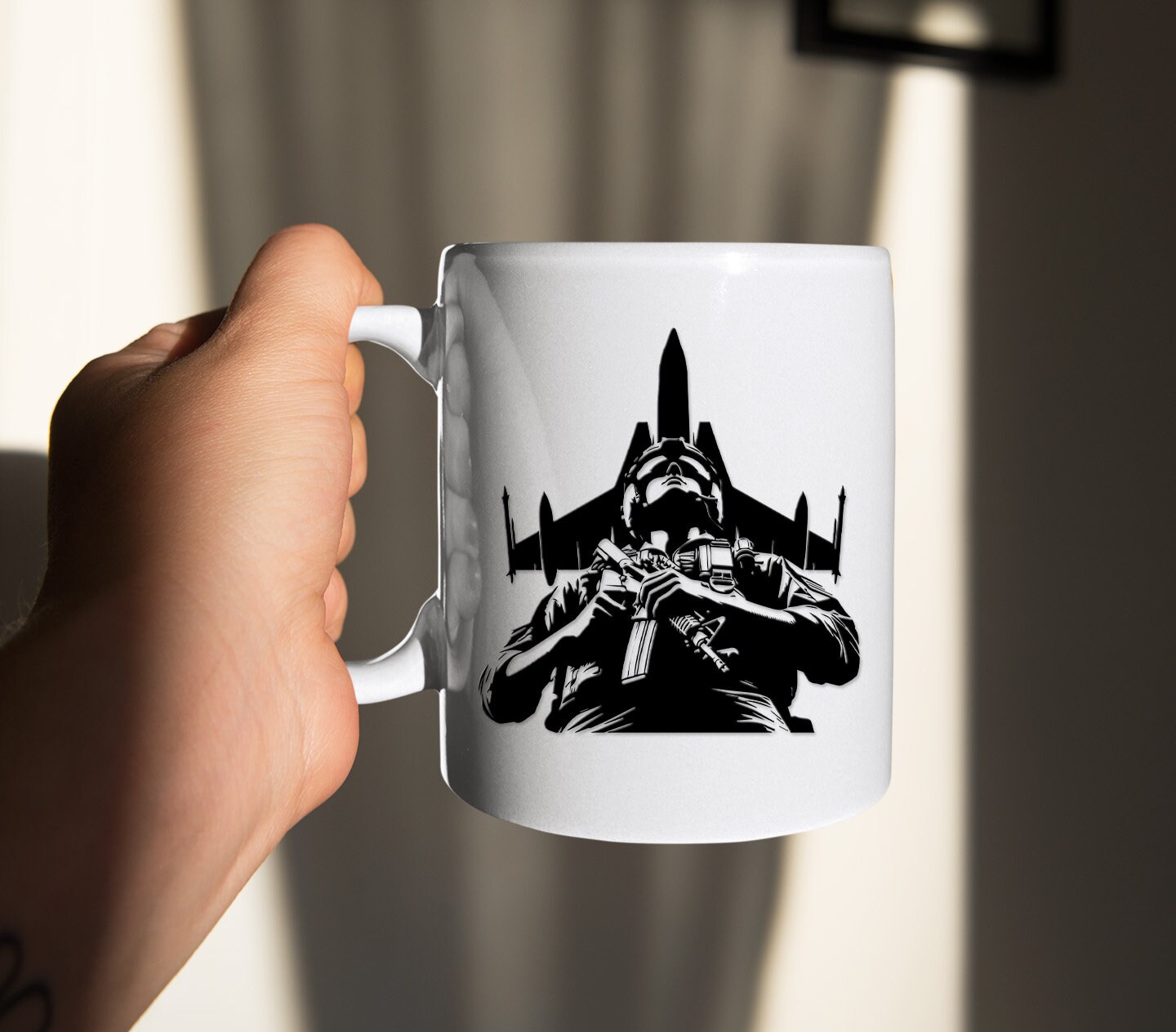 US Air Force Soldier File | American Fighter Pilot Flag Silhouette ...