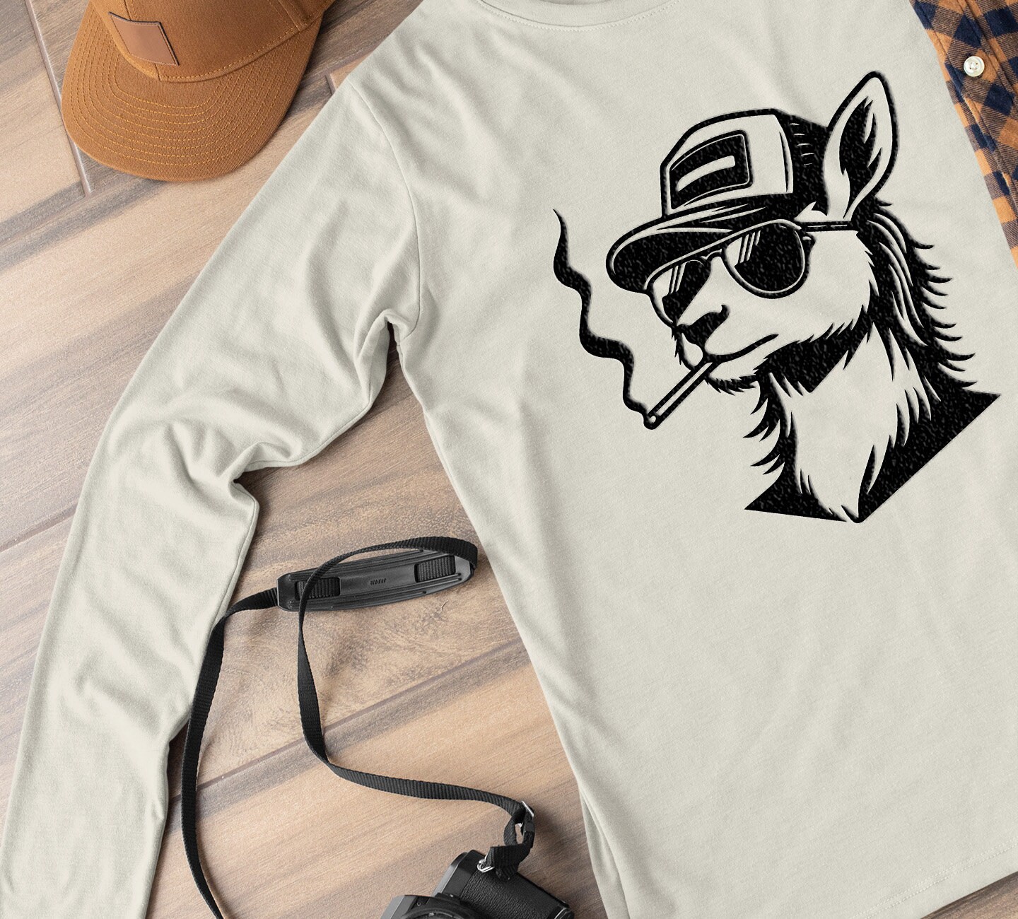 Kangaroo Mullet With Sunglasses Smoking SVG, PNG, Dxf, Ai File Cool ...