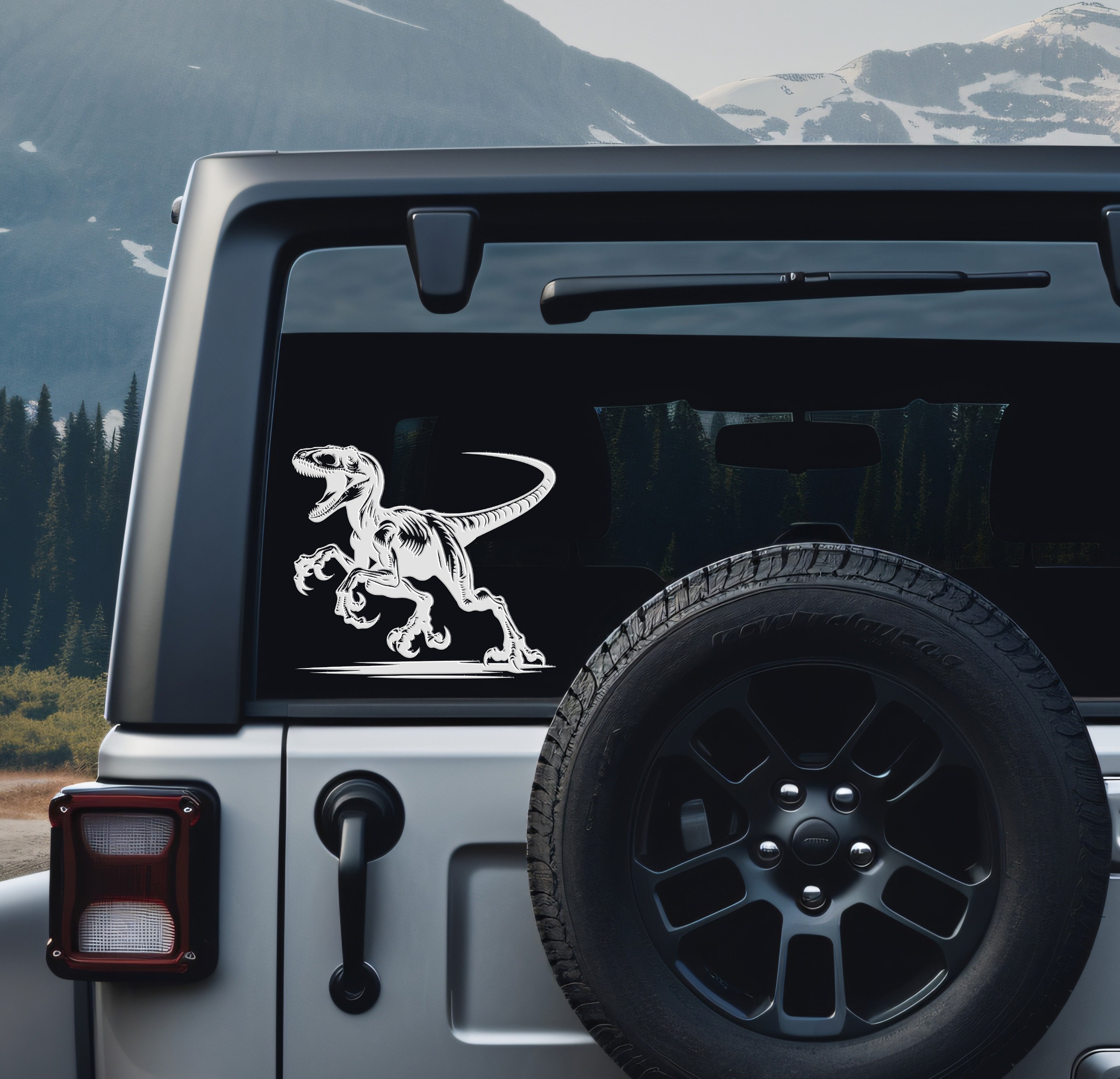 10 Raptor Cut Files | Raptor Dinosaur Vector Graphic Silhouette, Cameo ...