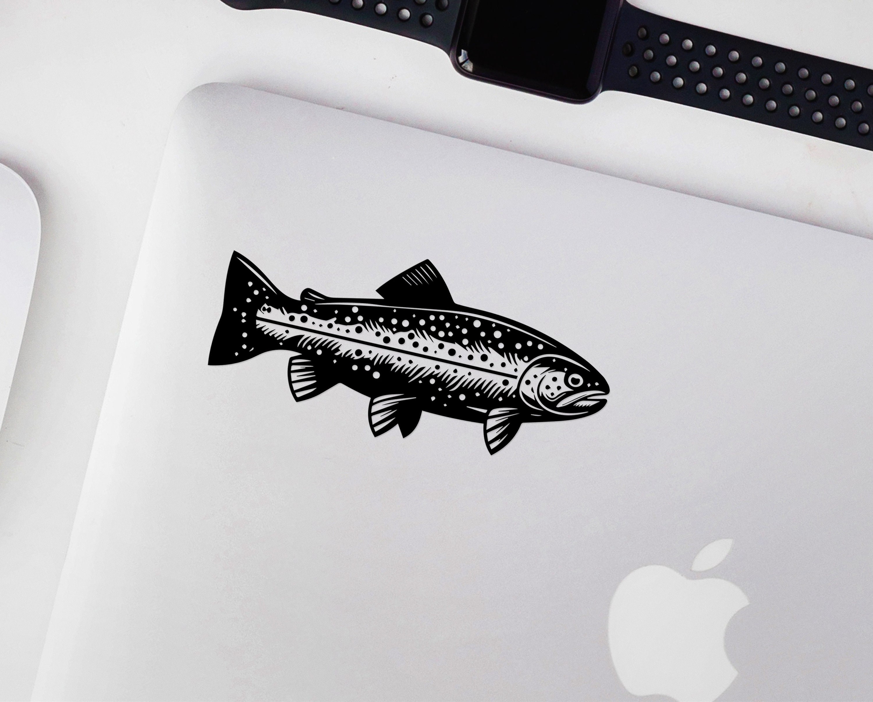 9 Rainbow Trout Bundle Cut Files | Rainbow Trout Fish Vector Graphic ...