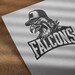 Falcon Baseball Logo SVG, PNG, Dxf, Ai File | Cool Falcon Bird Trucker ...