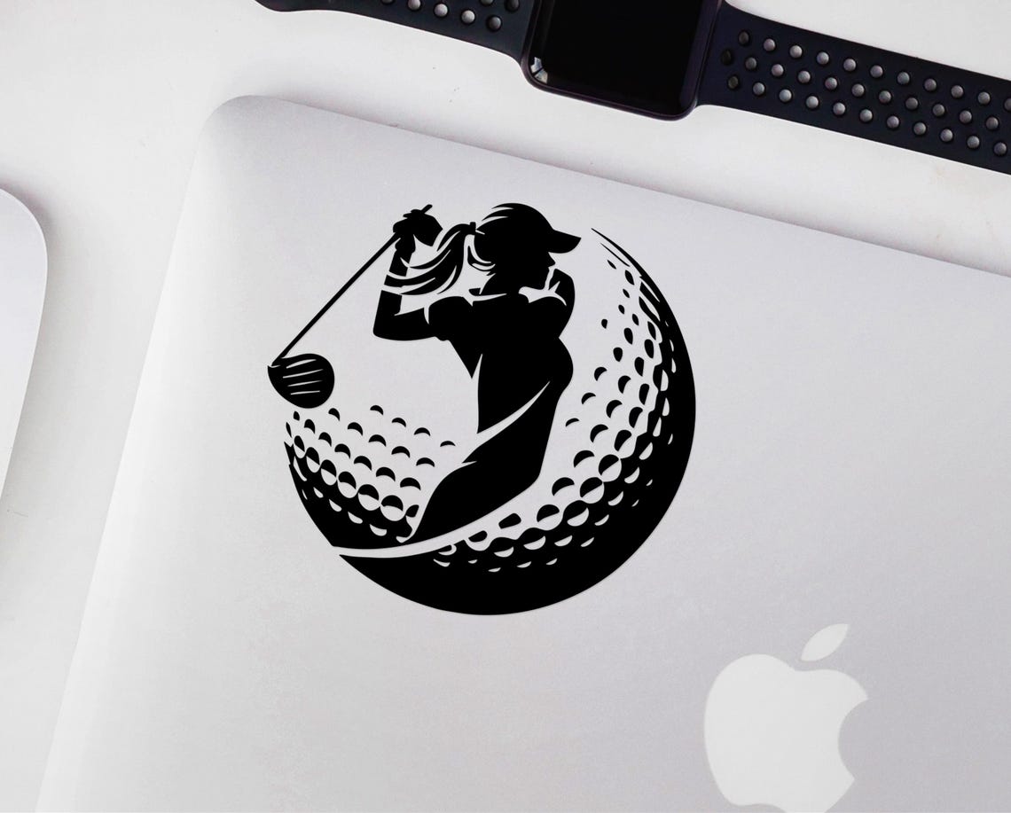 Female Golf Silhouette Svg, Golfer Svg, Golfing Design Svg, Golf Logo ...