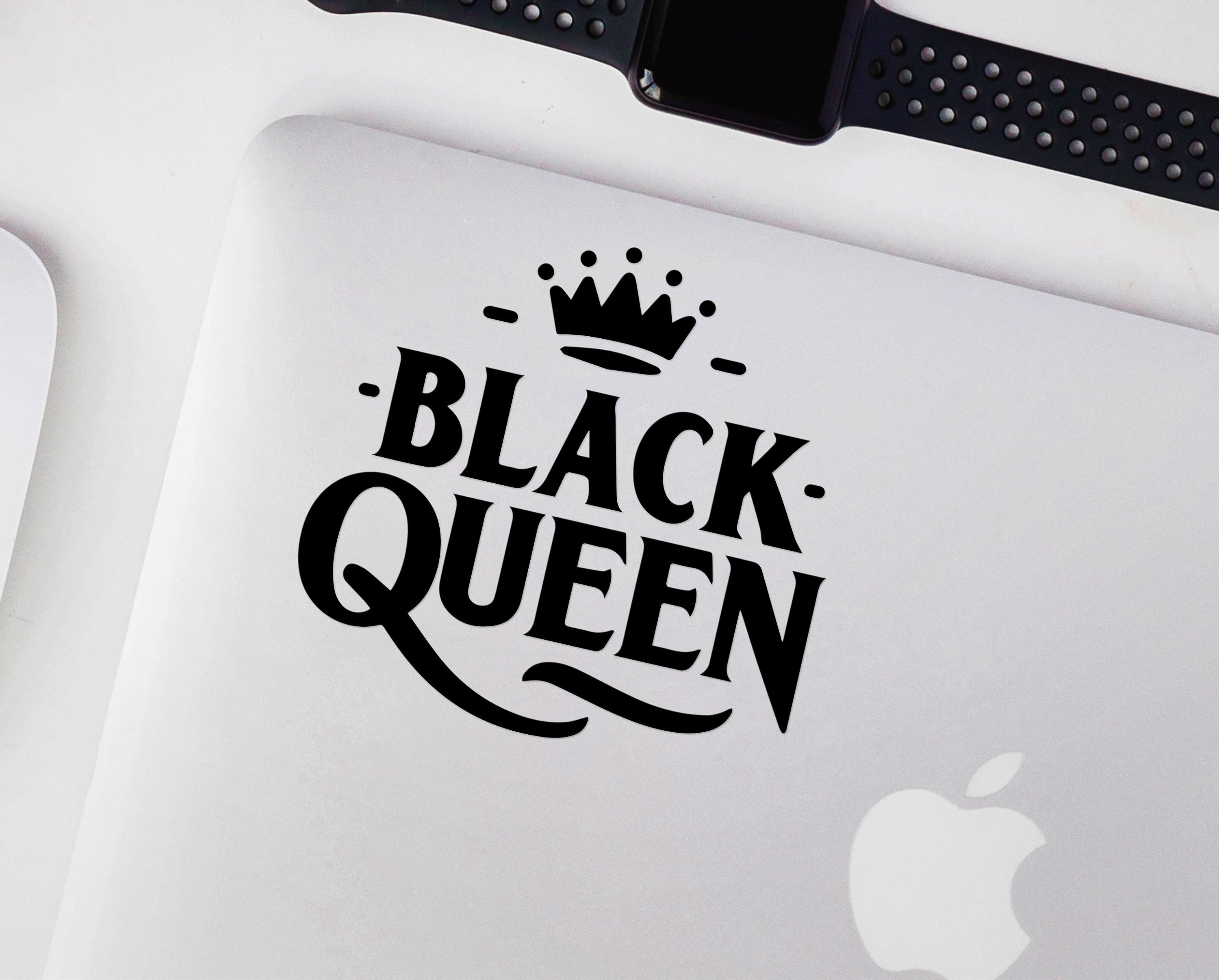 Black Queen Crown Silhouette Cut Files Black Queen Vector Silhouette ...