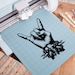 Punk Hand Rock and Roll Sign Cut Files | Rock and Roll Sign Vector ...