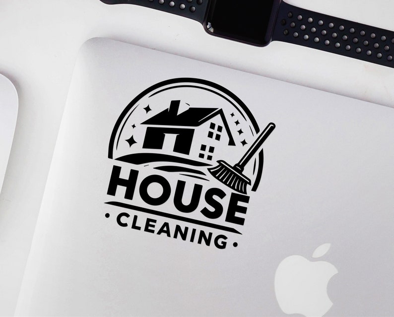 House Cleaning Logo Design - House Keeping Logo - Company Logo - SVG ...