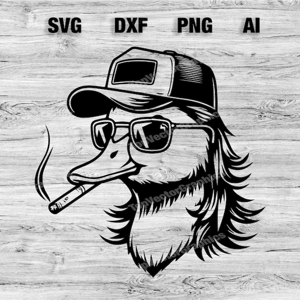 Duck Silhouette - Etsy