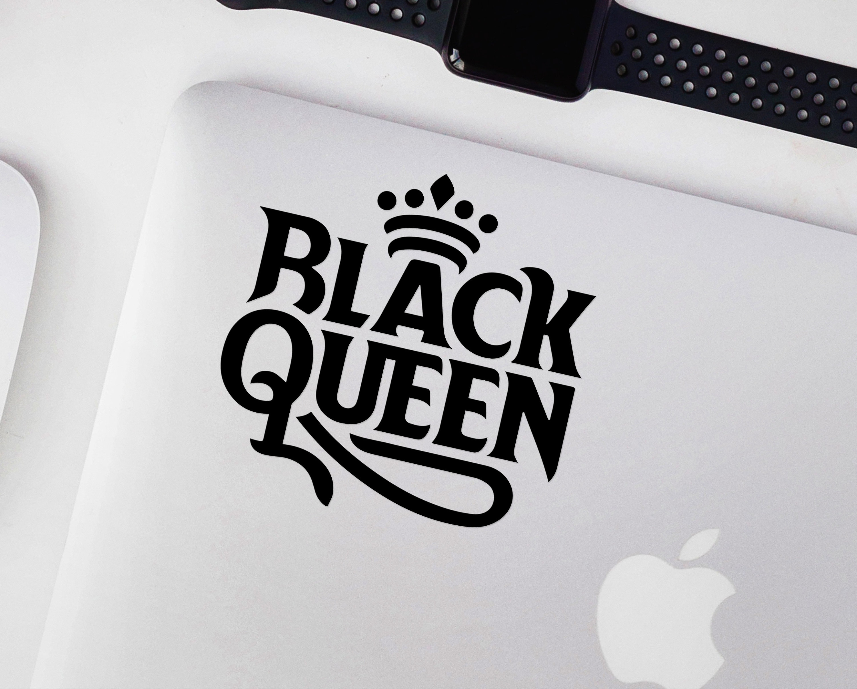 Black Queen Crown Silhouette Cut Files Black Queen Vector Silhouette ...
