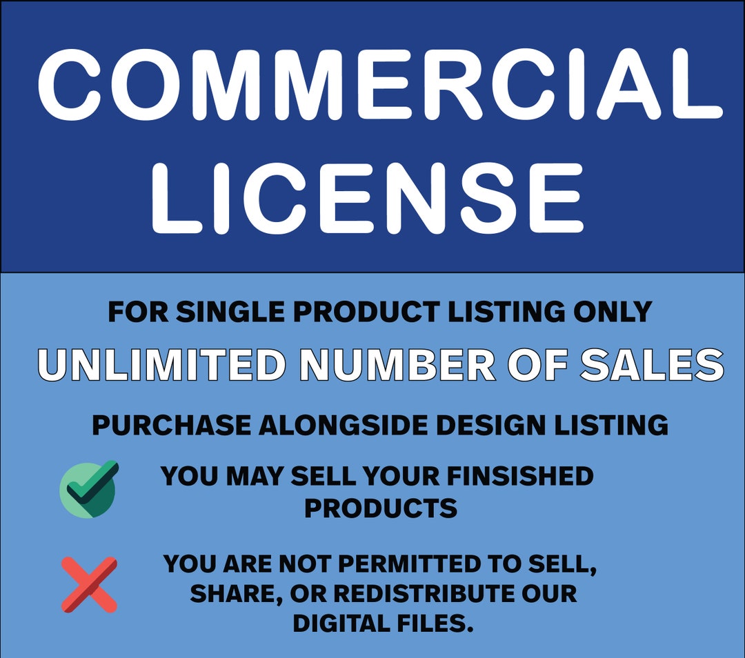 Commercial License for ONE LISTING. You Must Purchase the Design ...