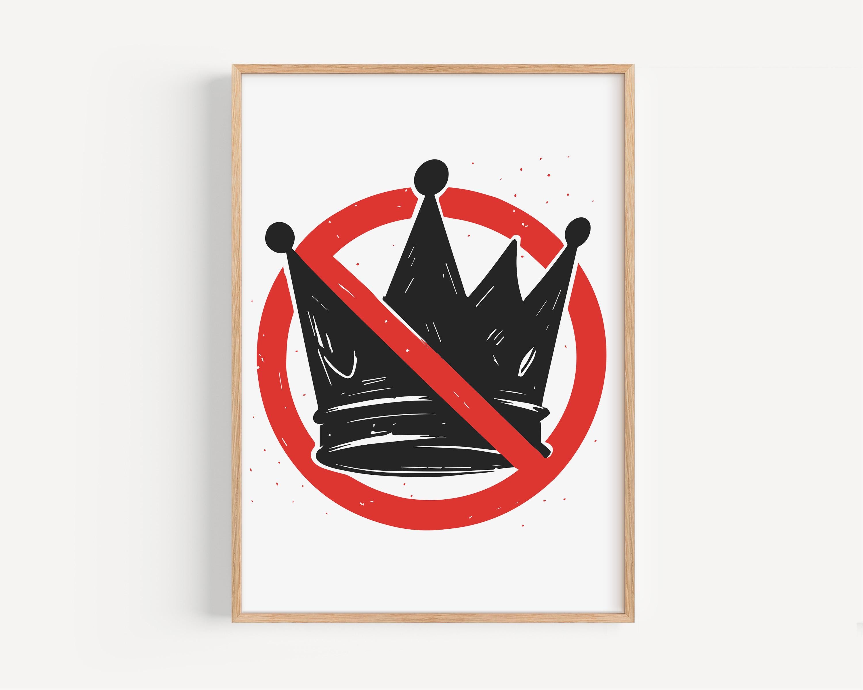 No Kings SVG PNG PDF Digital Download, No Kings in America Graphic File ...