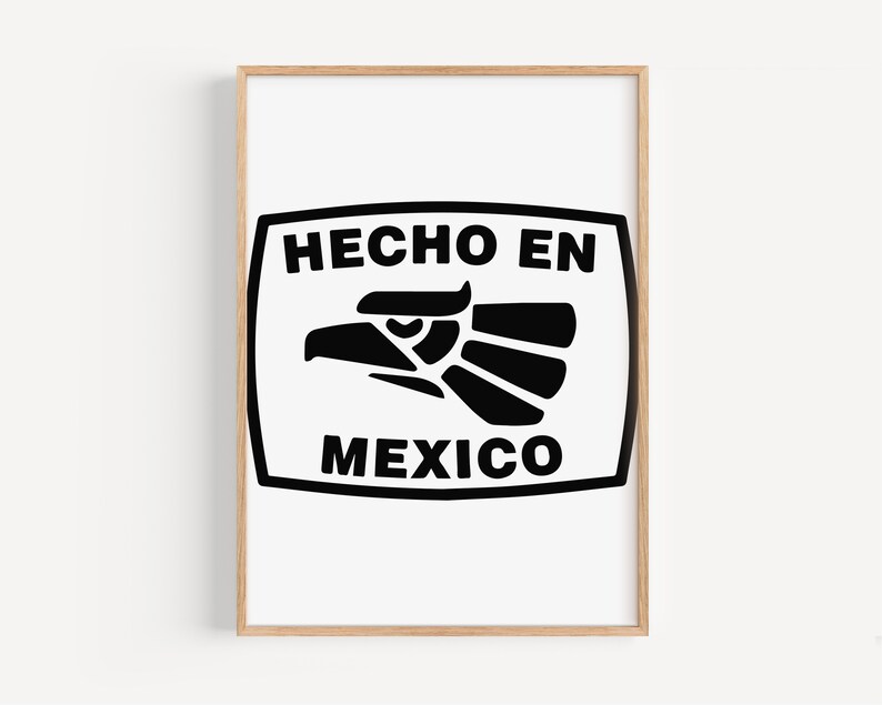 Hecho En Mexico Eagle Svg Files | Made in Mexico Vector Silhouette ...