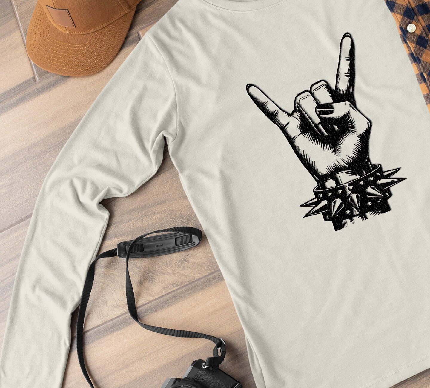 Punk Hand Rock and Roll Sign Cut Files Rock and Roll Sign Vector ...