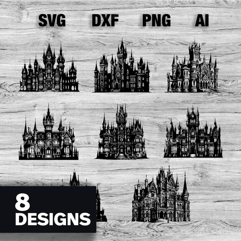 Castle Svg - Etsy