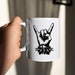Punk Hand Rock and Roll Sign Cut Files | Rock and Roll Sign Vector ...