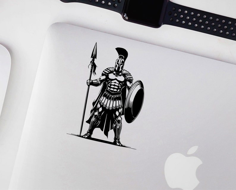 6 Spartan Warrior Cut Files Spartan Warrior Vector Graphic Silhouette ...