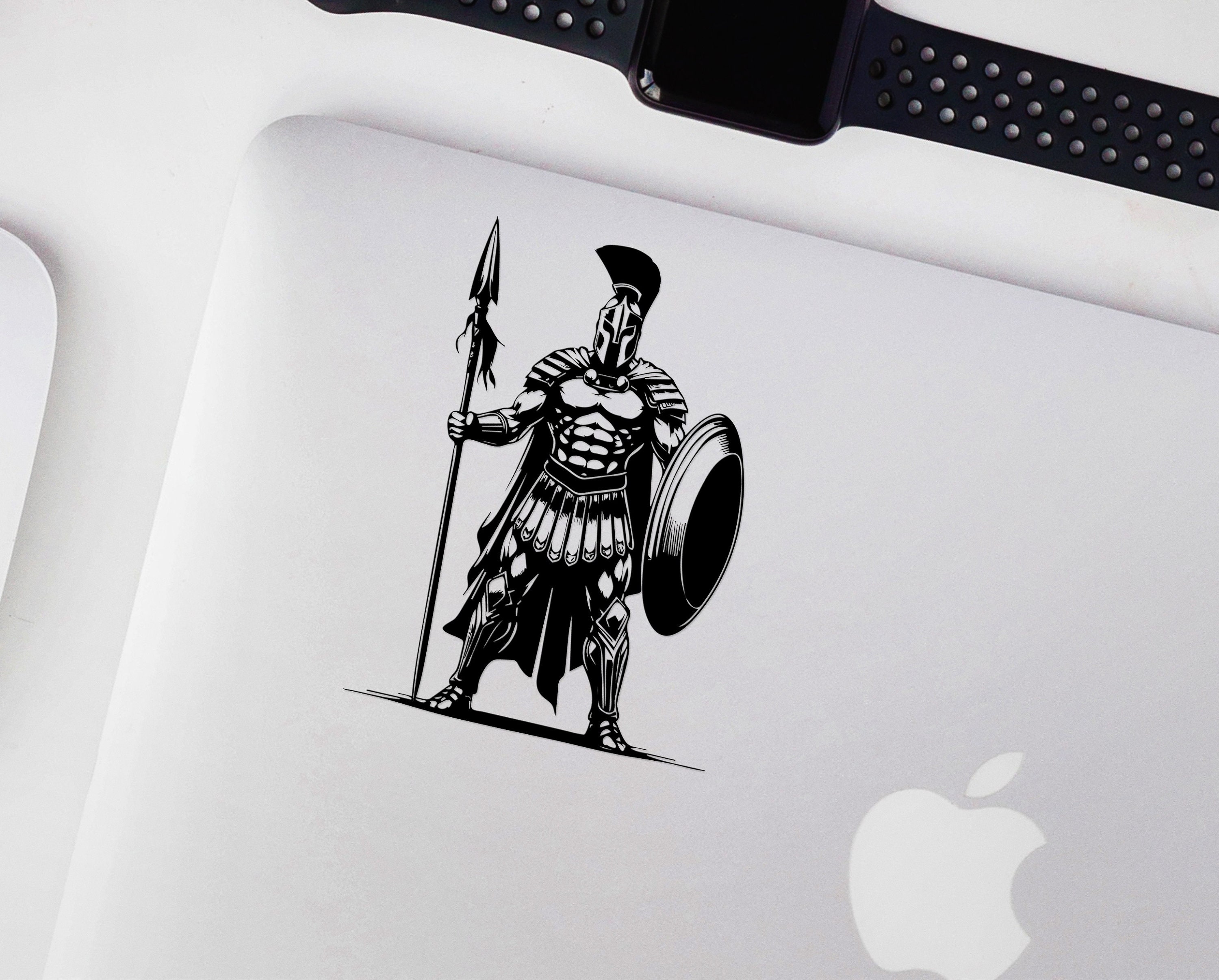 6 Spartan Warrior Cut Files Spartan Warrior Vector Graphic Silhouette ...