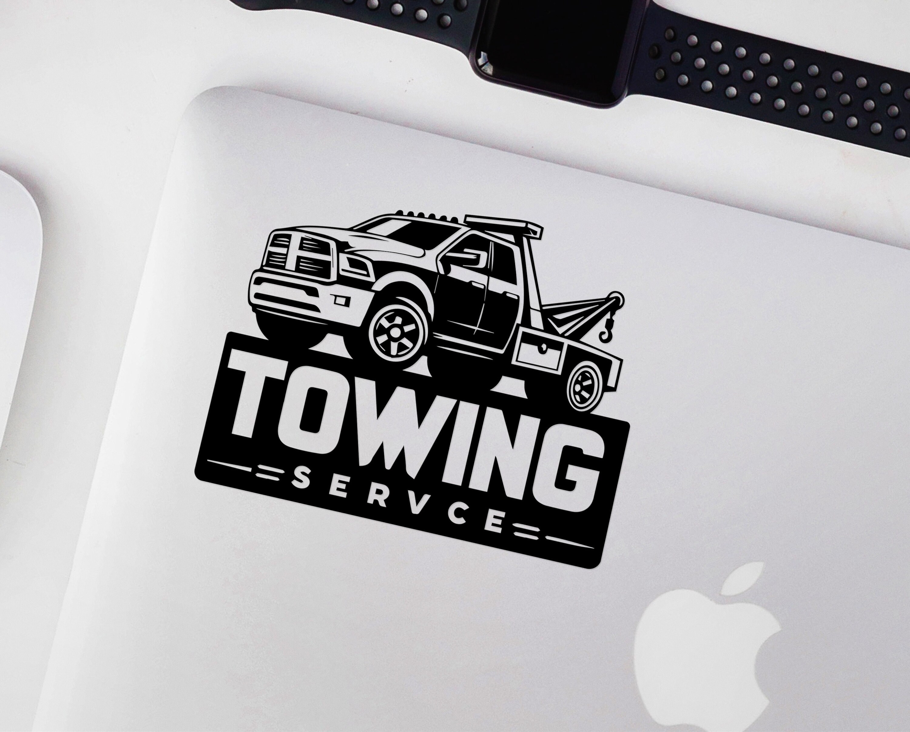 Professional Tow Truck Service Logo Design Business Logo SVG, PNG, Dxf ...