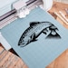 Rainbow Trout Cut Files | Rainbow Trout Fish Vector Graphic Silhouette ...