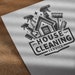 House Cleaning Logo Design - House Keeping Logo - Company Logo - SVG ...