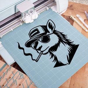 Kangaroo Mullet With Sunglasses Smoking SVG, PNG, Dxf, Ai File Cool ...