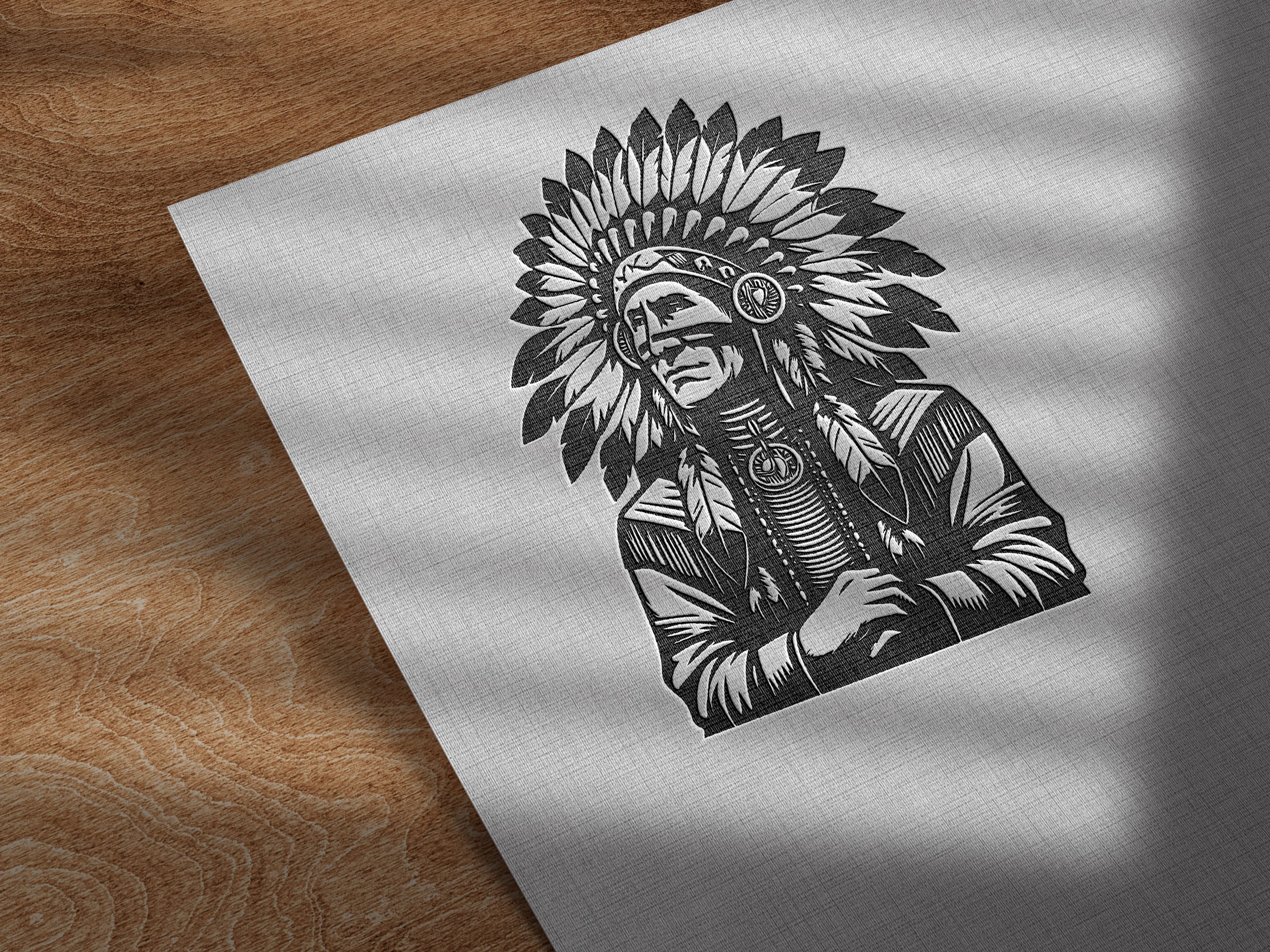 9 Native American Head Files Indian Vector Graphic Silhouette, Cameo ...