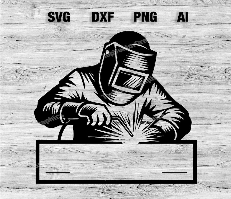 Professional Welder Service Logo Design Welder SVG, PNG, Dxf, AI Files ...