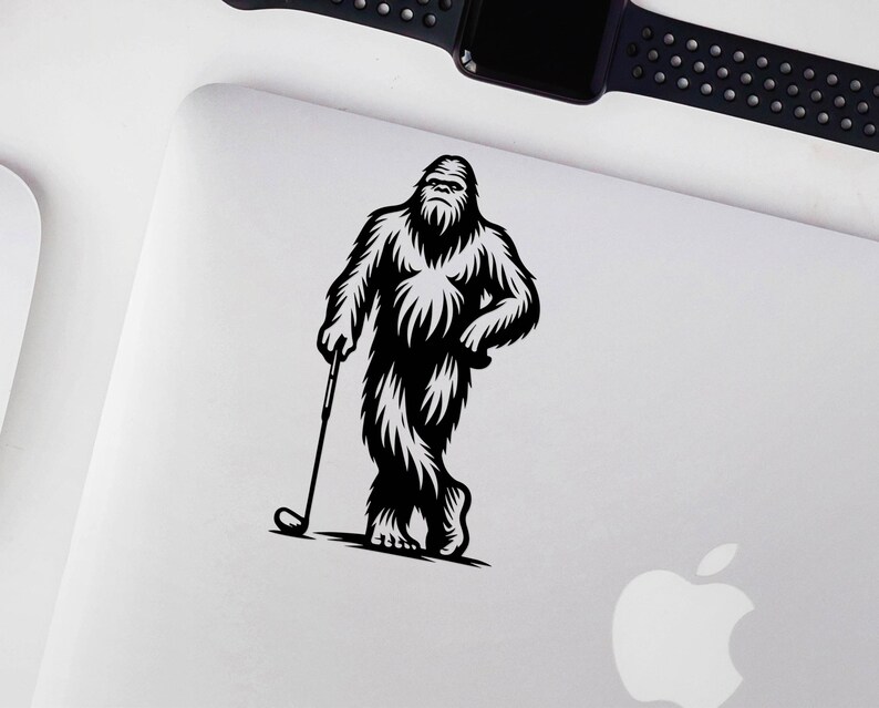 Bigfoot Golf Vector Graphic for DIY Crafts and Projects | Bigfoot ...